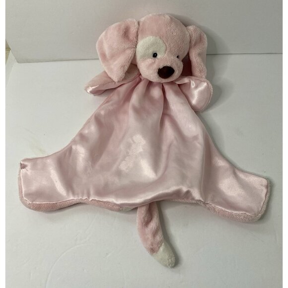 Toys | Baby Gund Pink Spunky Huggybuddy Blanket 58966 Plush Satin ...